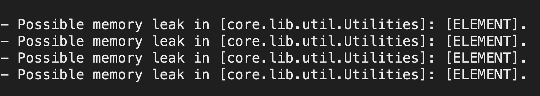 Running Memory Leak Detection After Every Coldfusion Request